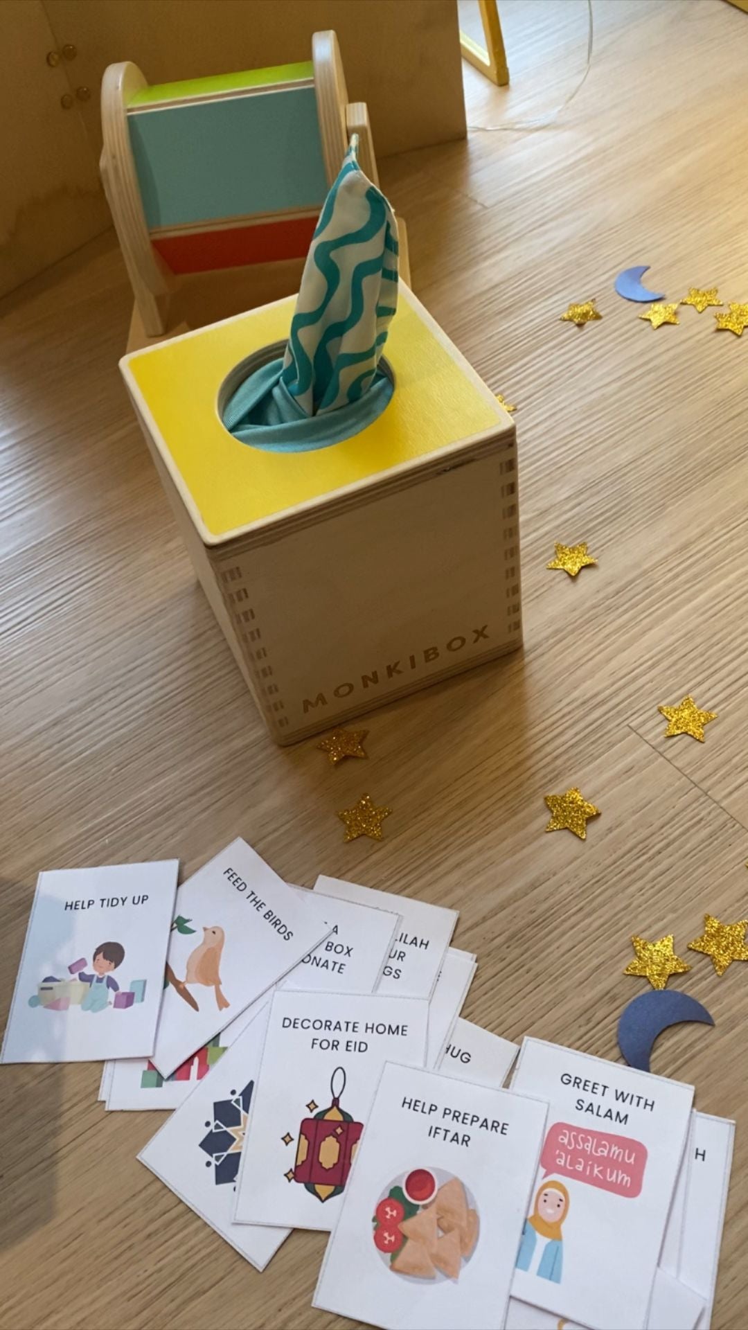 Good Deeds Magic Tissue Box Activity – MonkiBox