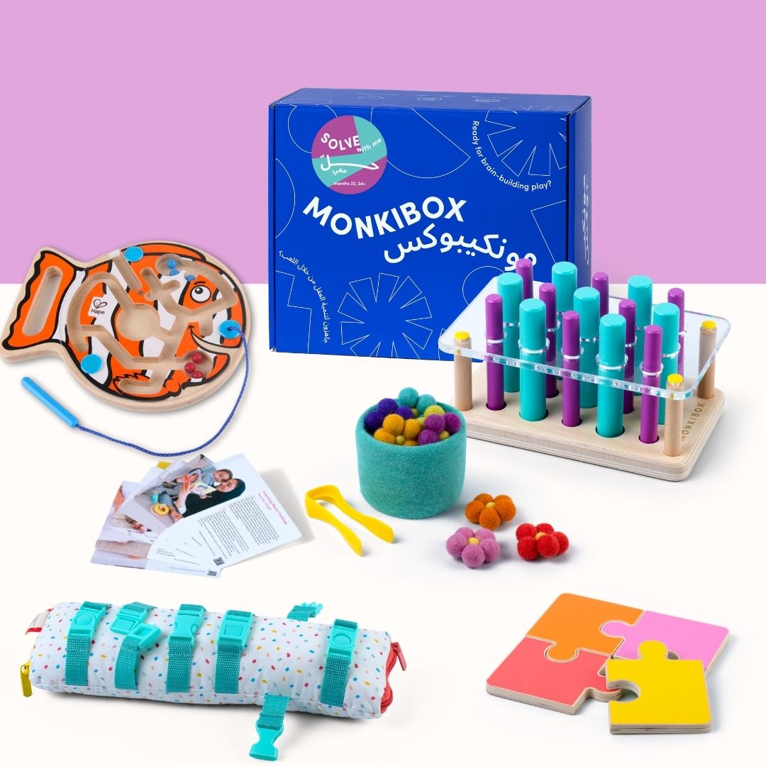 Problem-Solving With Monkibox- 2-year-old baby toys! – MonkiBox